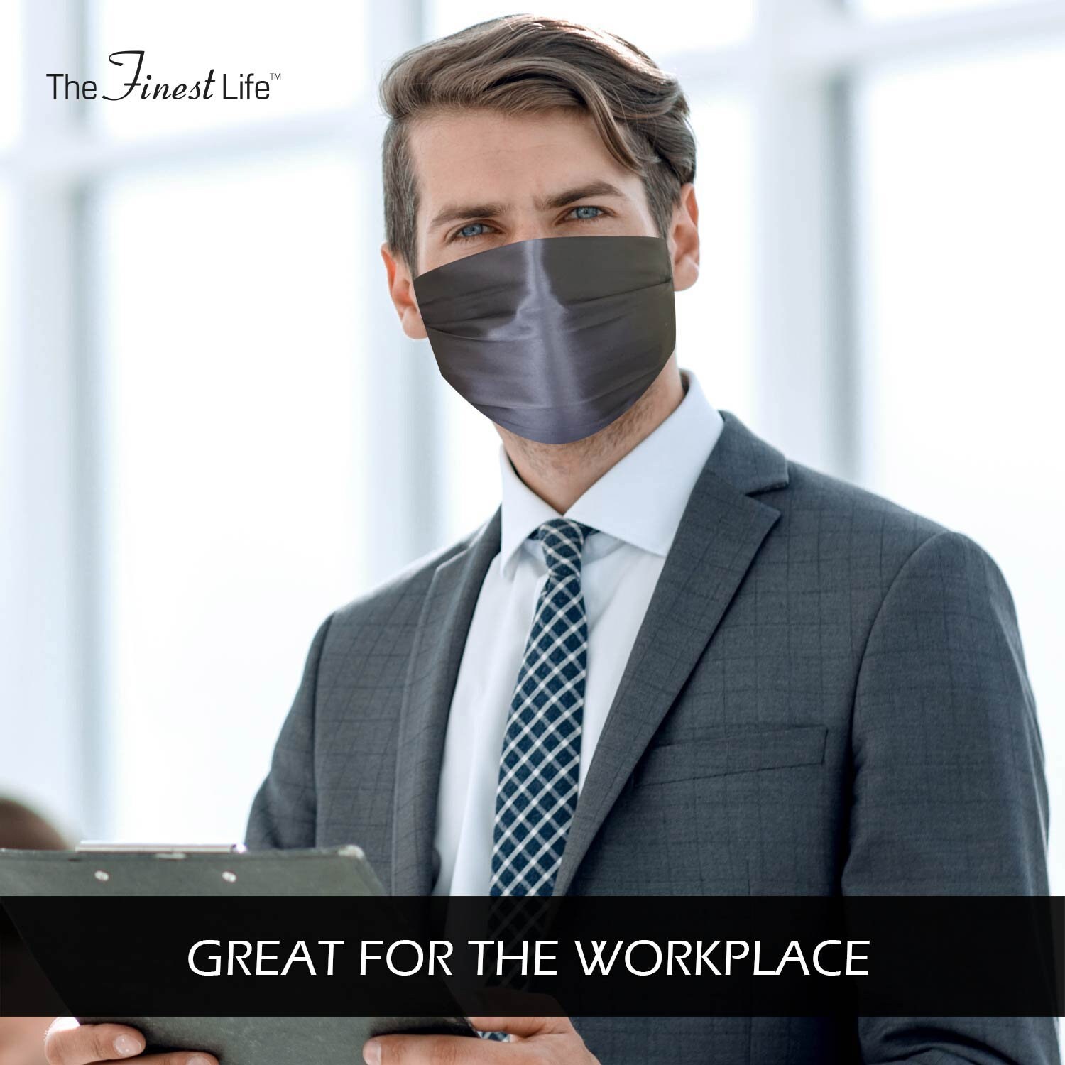 The Finest Life Silk Face Mask Reusable, Comfortable and Breathable ...