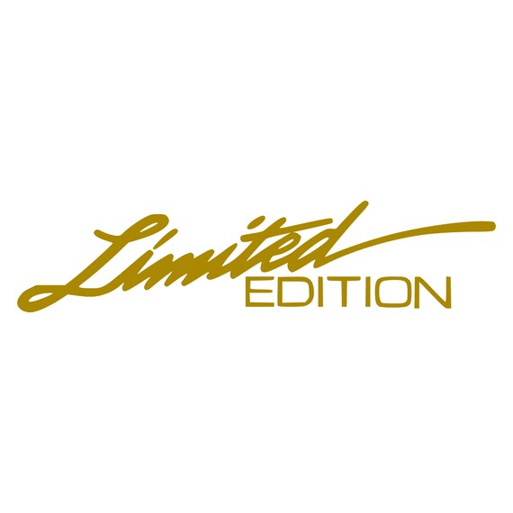 Limited Edition Sign Bumper Bonnet Wall Car Sticker Decal Window Decoration D Etsy