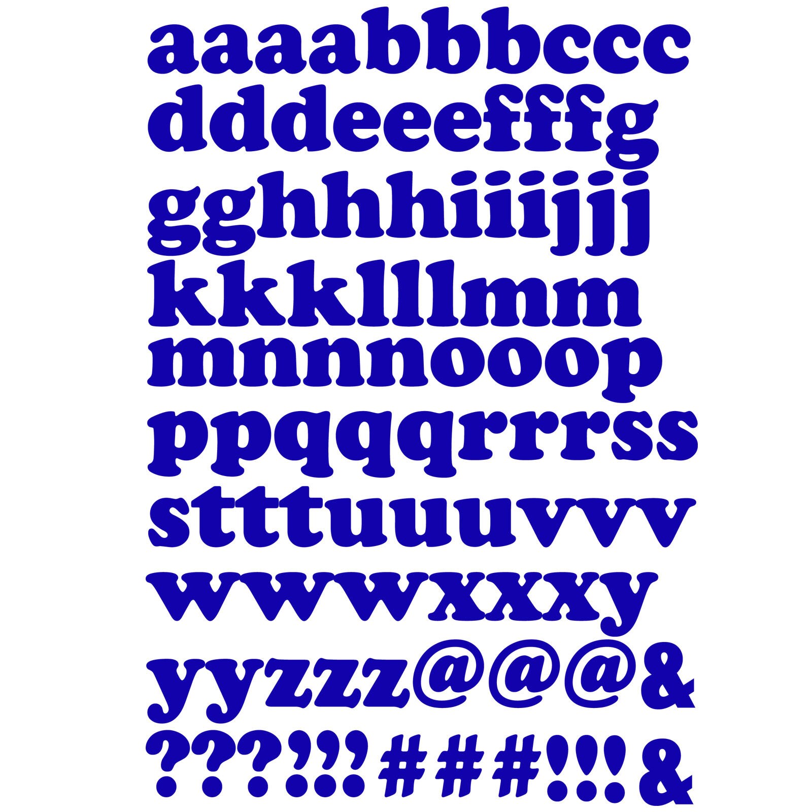 Alfabeto Letras minúsculas Niños Álbum de recortes Tarjetas de - Etsy ...