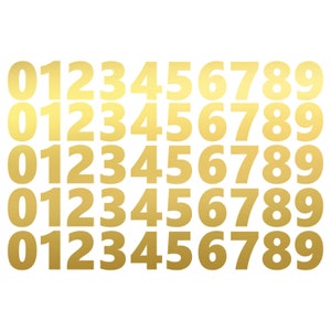Numbers Vinyl Stickers Self-adhesive Card Making Art Craft Scrapbook ...