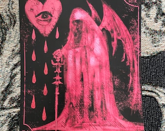 Love Reaper Print 8"x10" | Gothic Art | Fantasy Art | Digital Art Print ...