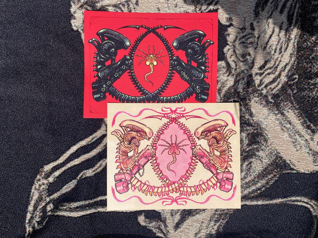 Goth Stompers Xenomorph Art Print 8 X 10 - Etsy Canada