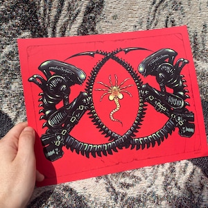 Goth Stompers Xenomorph Art Print 8 X 10 - Etsy Canada