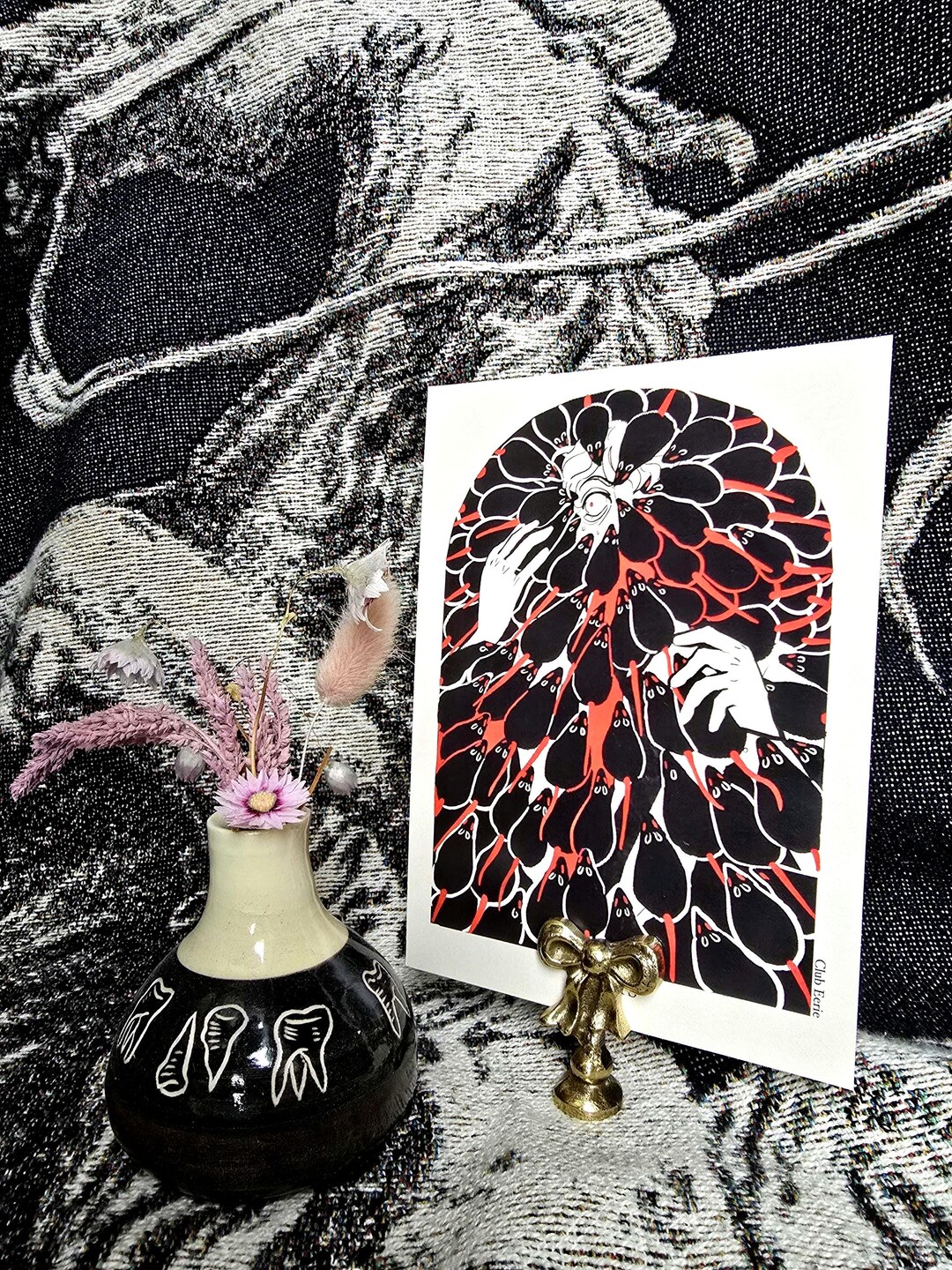 Rats Print 5"x7" | Horror Art | Gothic Art | Witchy Art Print | Witchy ...