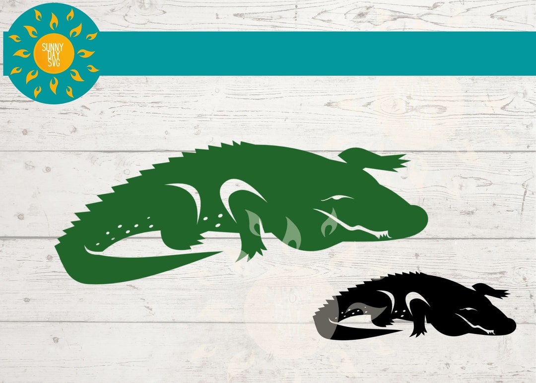 CARTOON ALLIGATOR SVG Crocodile Clipart Animal Png Reptile - Etsy