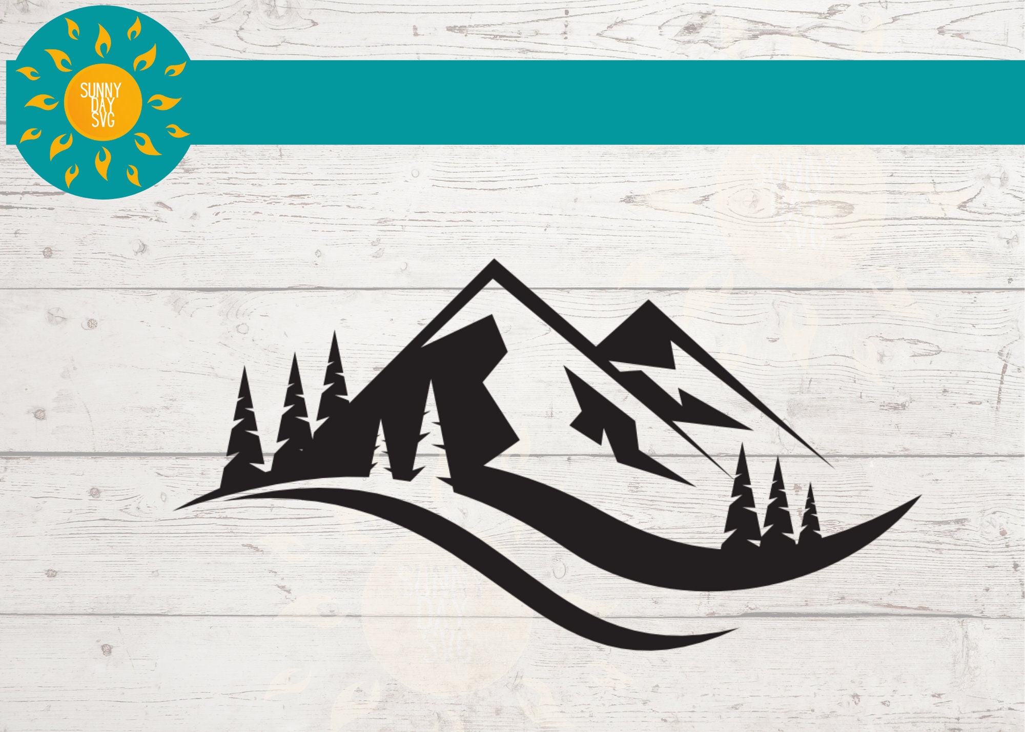 MOUNTAIN SVG, Mountain Landscape Svg Files for Cricut, Mountain Range ...