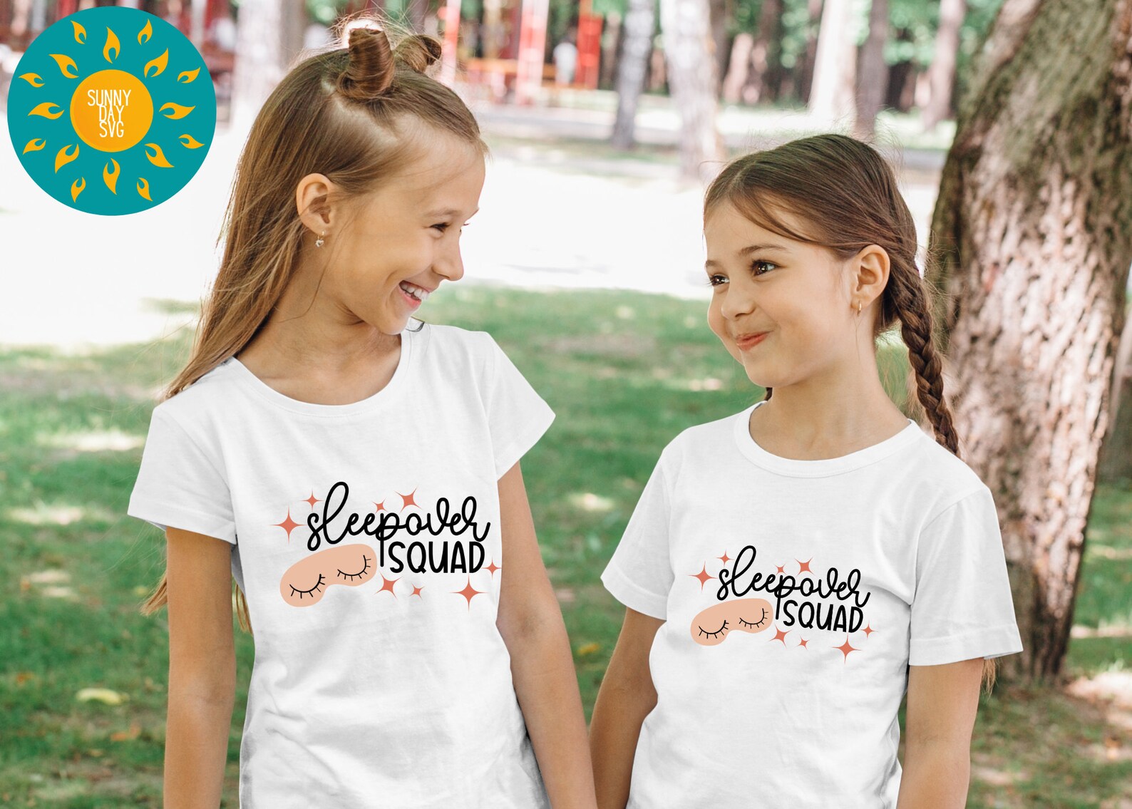 Sleepover Squad SVG, Slumber Party PNG for Girls Birthday Matching ...