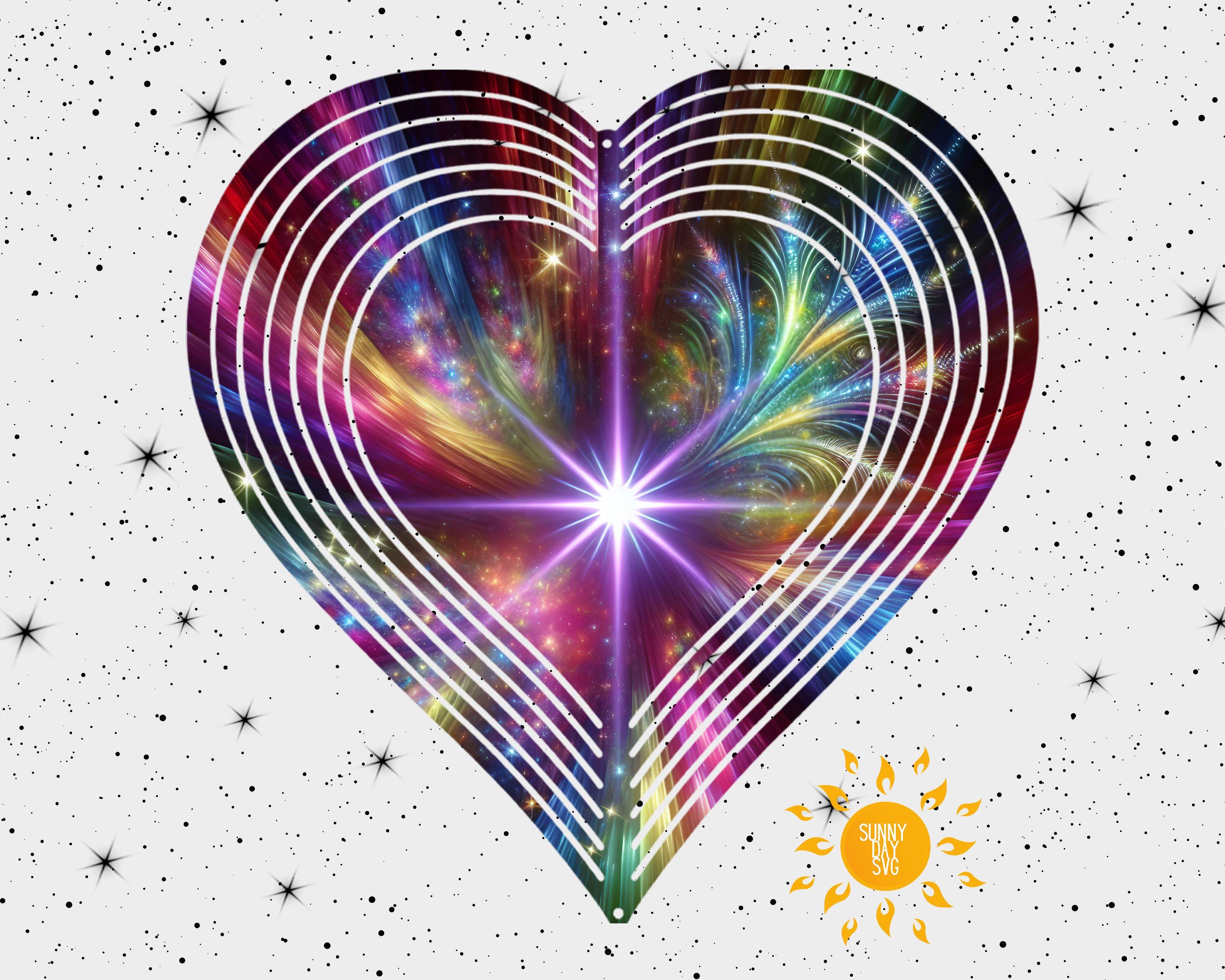 Starburst Wind Spinner PNG, Colorful Sublimation Designs, DIY Garden ...