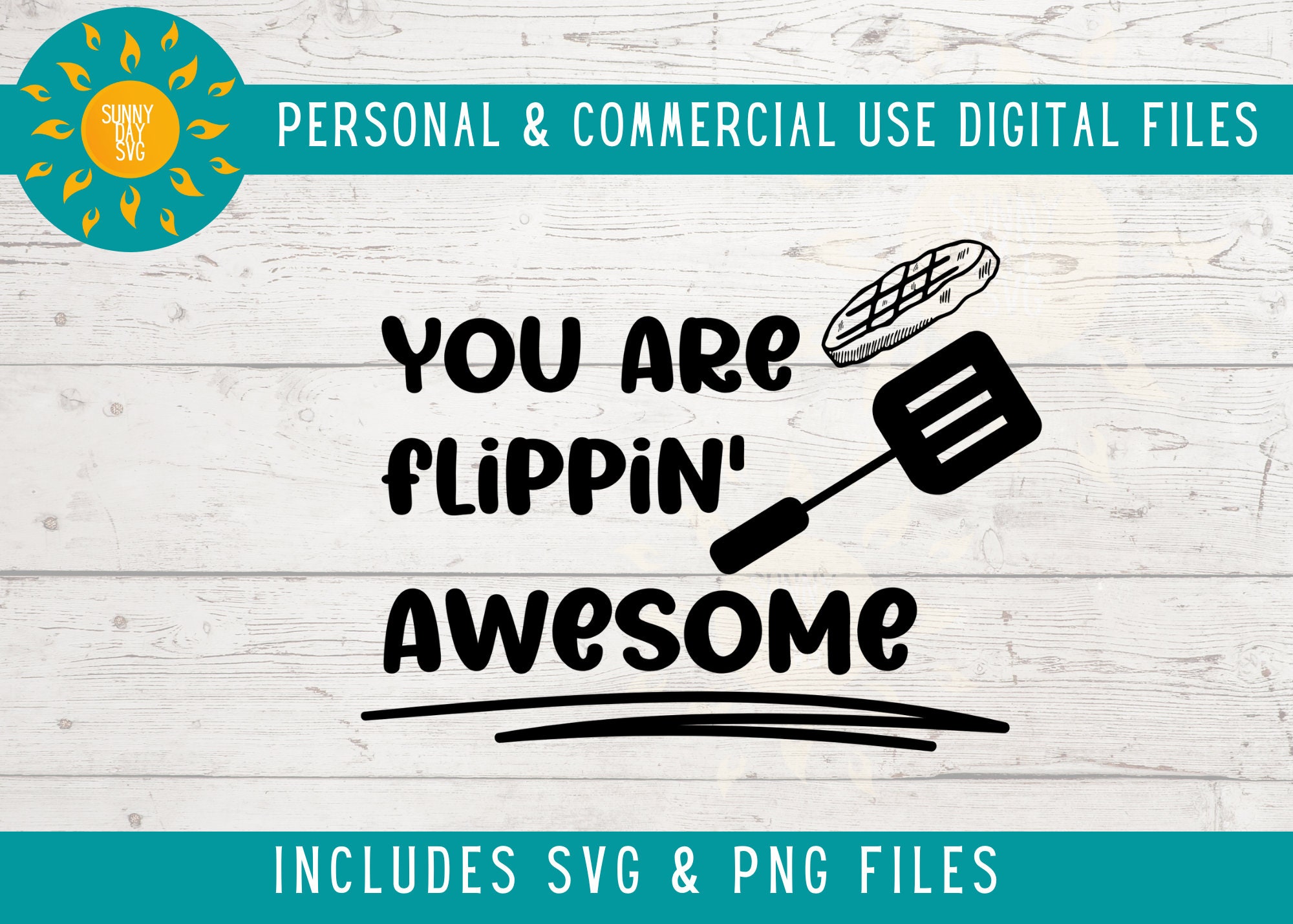 Flipping Awesome SVG, Funny Kitchen Pun for Fathers Day, Grill Master ...