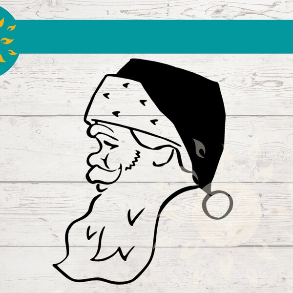 Realistic Santa Svg - Etsy