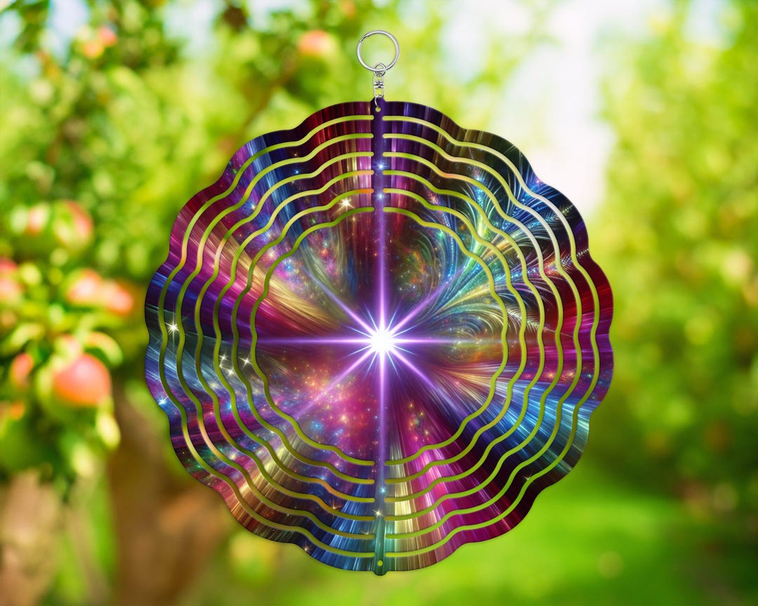 Starburst Wind Spinner PNG, Colorful Sublimation Designs, DIY Garden ...