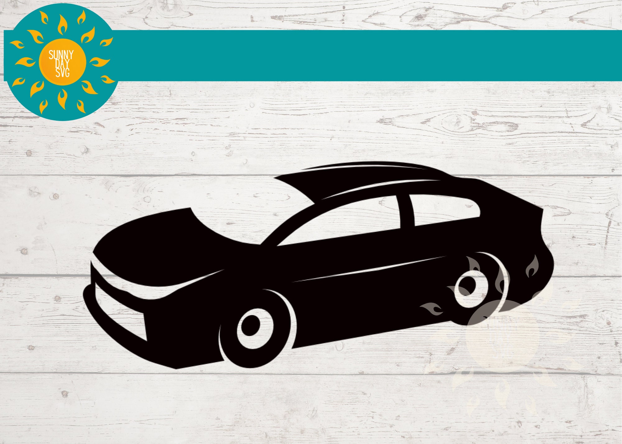 CAR SVG Sedan Svg Car Silhouette Svg Sports Car Clipart | Etsy