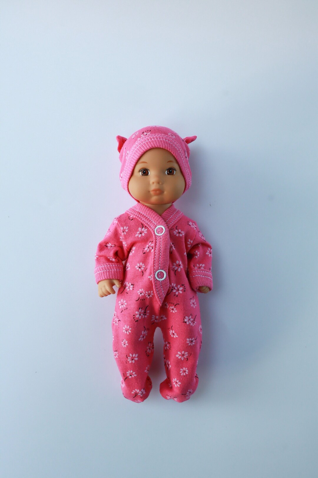 Caring for Baby 8 Inch/floralpink Set for 20 Cm - 8 Inch Doll ...