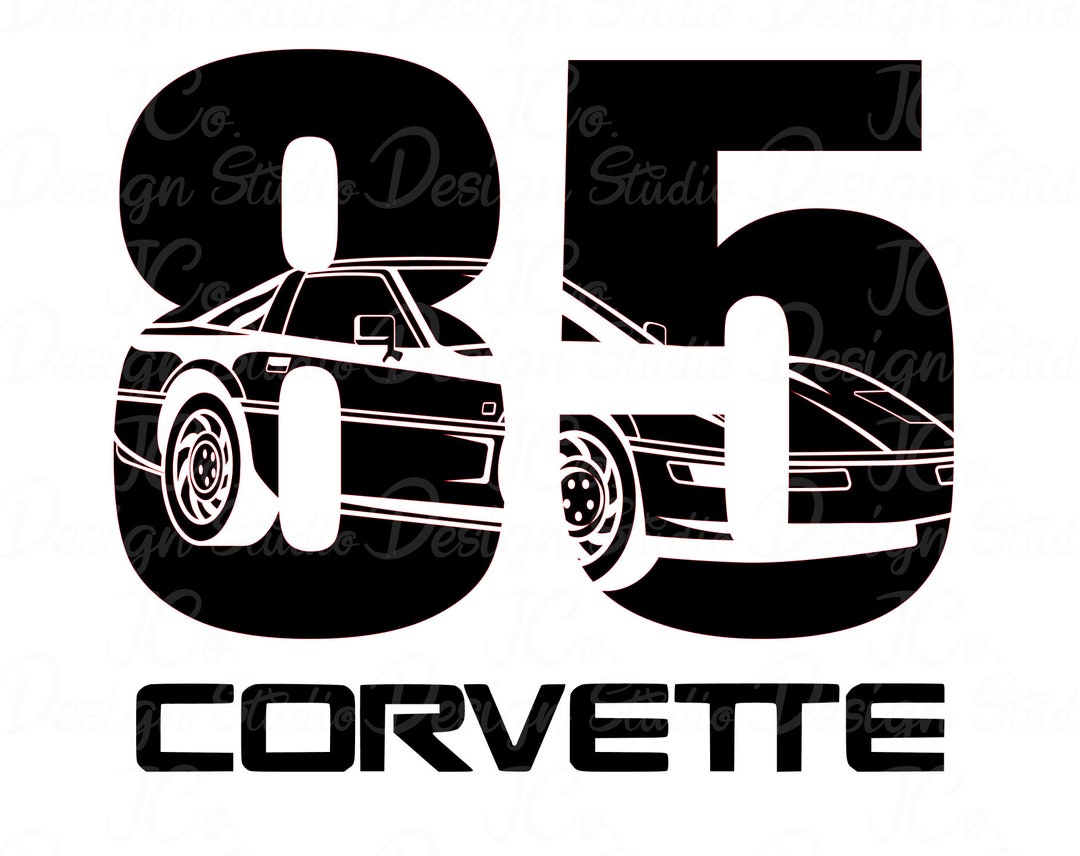 1985 C4 Corvette SVG Cutting File - Etsy