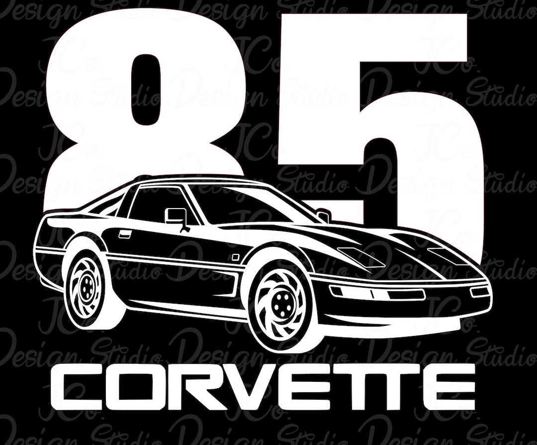 1985 C4 Corvette Design SVG Cutting File - Etsy