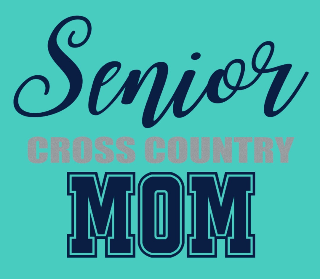 SVG Cutting File Senior Cross Country Mom - Etsy