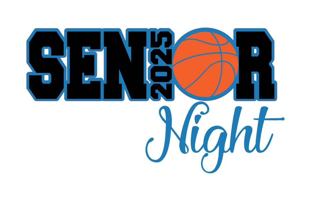 SVG Cutting File Senior Basketball 2025 (includes Mom/night Files & PNG ...