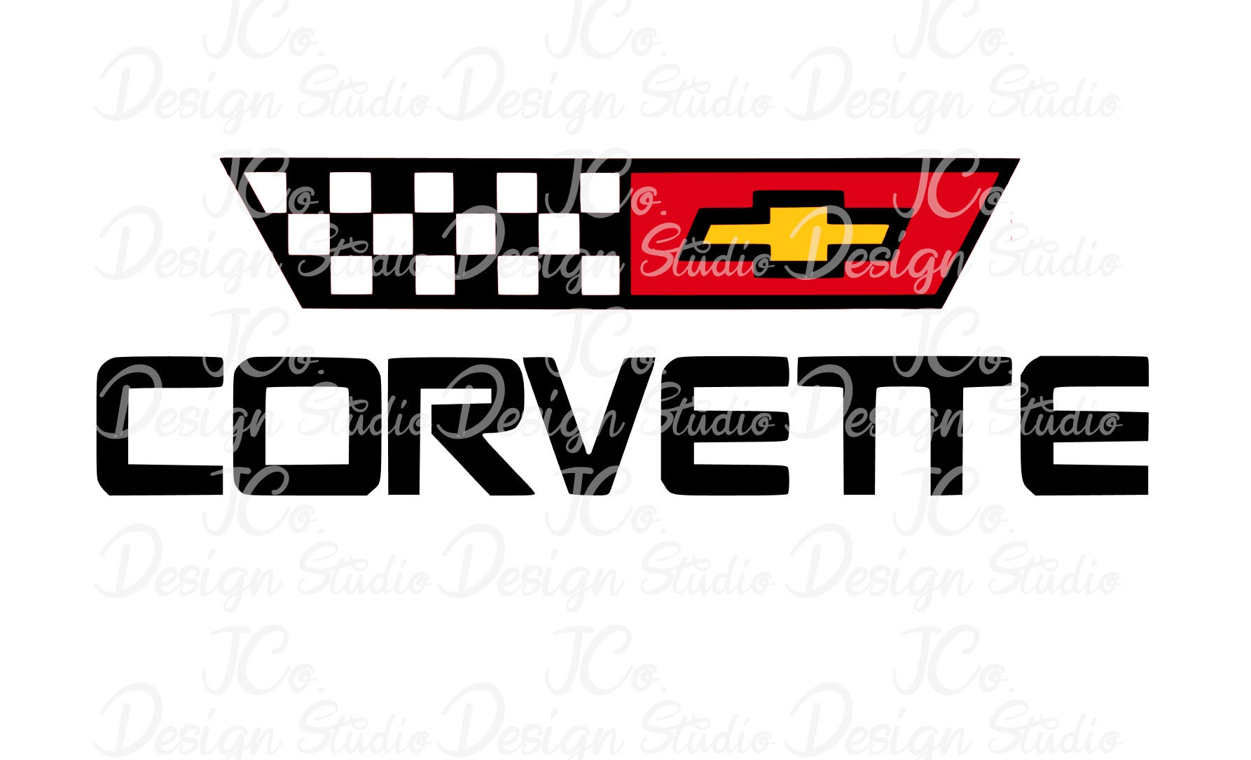 C4 Corvette SVG Cutting File (includes PNG File) - Etsy