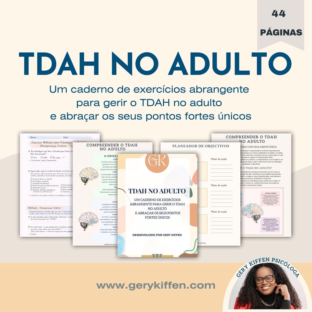 Workbook of Therapeutic Exercises for ADHD, Late Diagnosis of ADHD ...