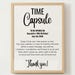 First Birthday Time Capsule Sign, Birthday Invitation, Time Capsule ...