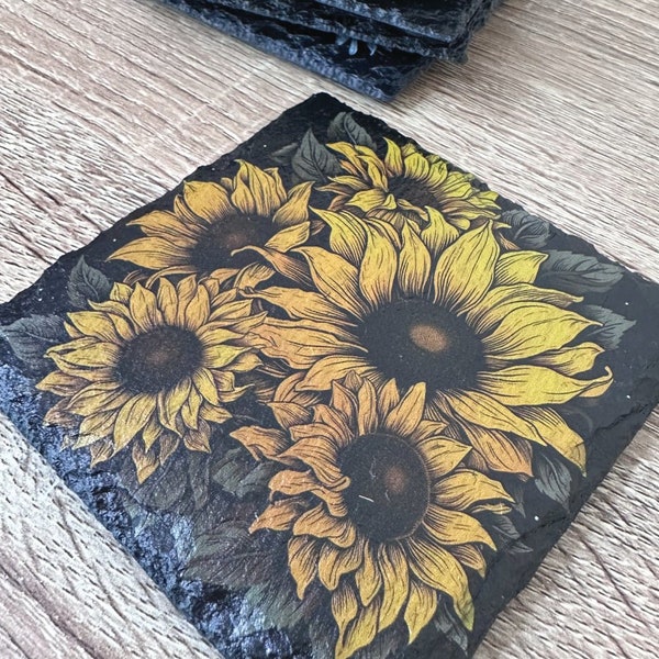 Sunflower Slate - Etsy