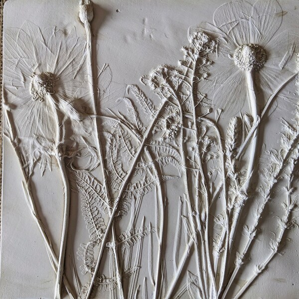 Flower Plaster Art - Etsy