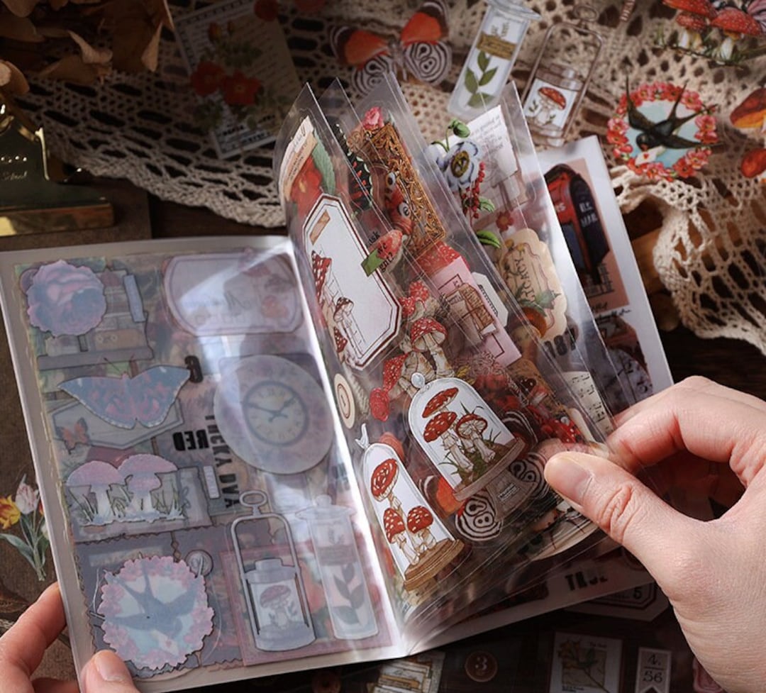Booklet! 20 PET Plastic Sticker Sheets // Kiss-cut Sticker Sheets ...