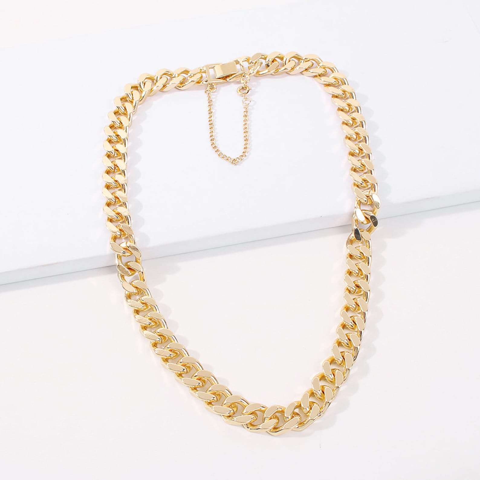 Cuban Link Necklace and Bracelet Set Cuban Link Necklace | Etsy