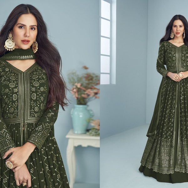 Heavy Mehndi Pakistani Suits - Etsy