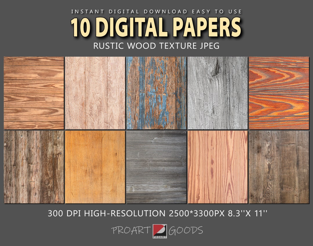 Wood, Digital Paper, Rustic Wood, Digital Paper , Wood Texture ...