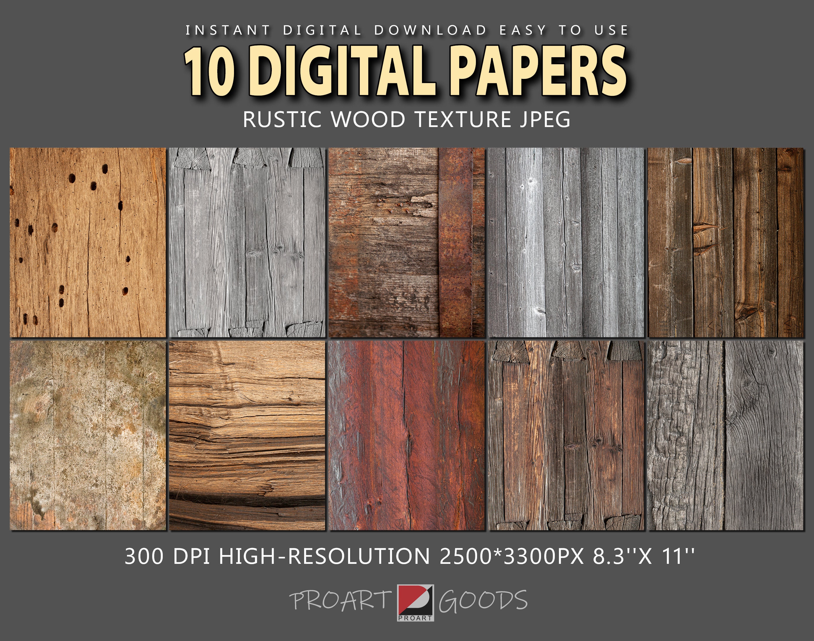 Wood Digital Paper Rustic Wood Digital Paper Wood - Etsy