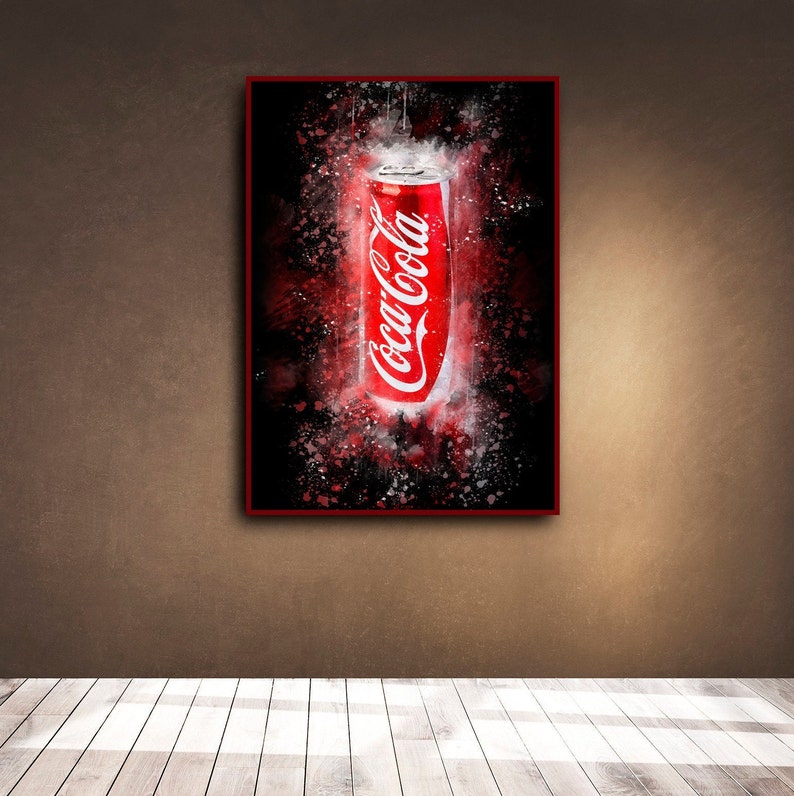 Coca-cola Can Office Sign Work Sign Coke Sign Coca-cola - Etsy