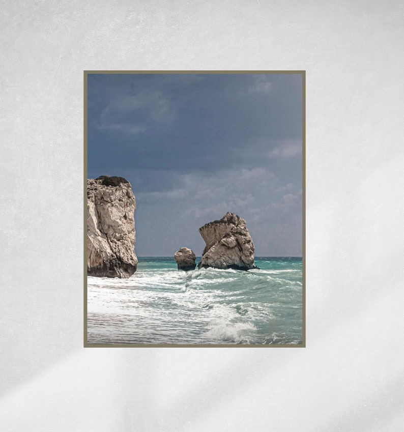 Set of 3 Prints Cyprus Coast Printable Art Instant Download - Etsy