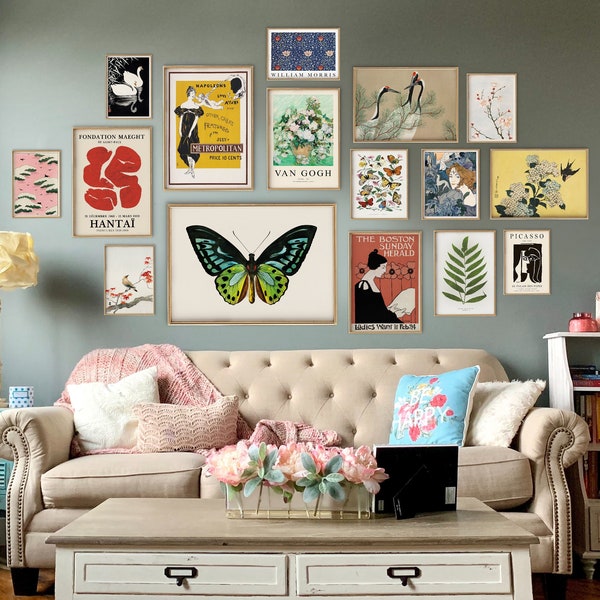 Eclectic Gallery Wall - Etsy