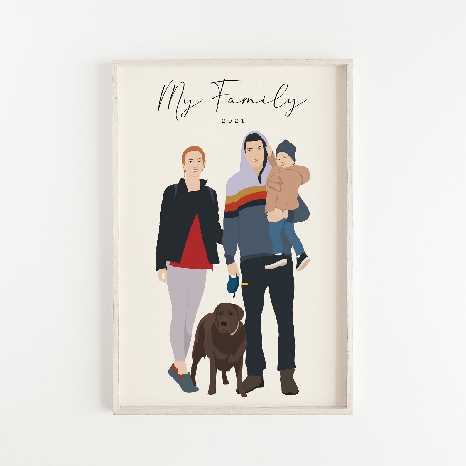 Custom Faceless Portrait Custom Family Portrait Custom - Etsy