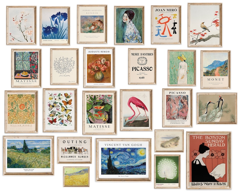 100 Eclectic Gallery Wall Prints MEGA BUNDLE Set Maximalist - Etsy