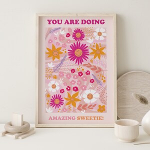 Pink Preppy Room Decor, Aesthetic Preppy Gallery Wall Set of 6 Prints ...