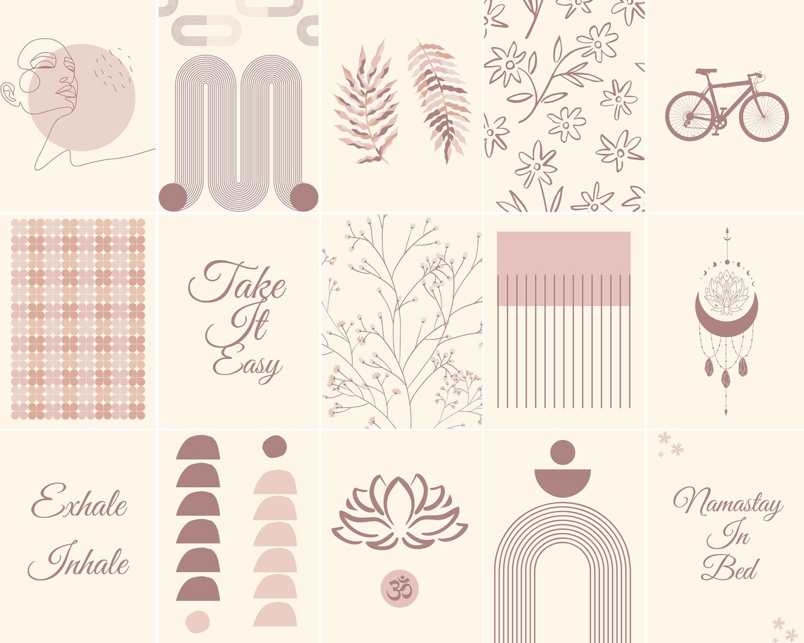 Aesthetic Wall Collage Kit Posters Aesthetic Photo Collage - Etsy