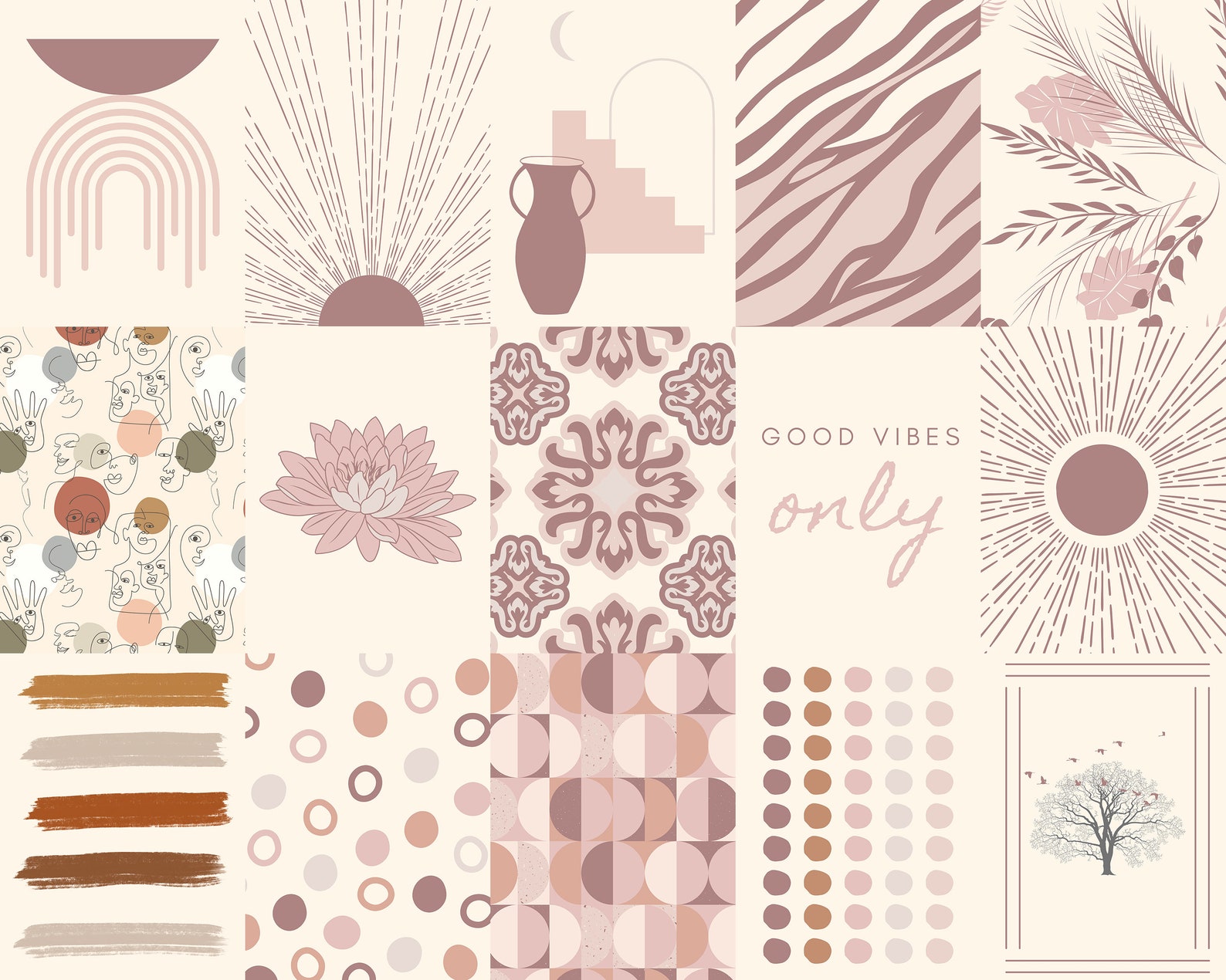 Aesthetic Wall Collage Kit Posters Aesthetic Photo Collage - Etsy