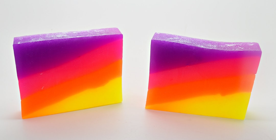 Tropical Rain Soap Slice - Purple Rain Scented - Vegan Friendly Soap ...