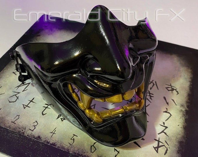 Black Shogun Samurai Mask / Ghost of Tsushima - Etsy