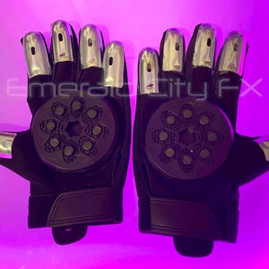 Sparking Metal Slider Gloves for Halloween, Haunted House, Cosplay ...