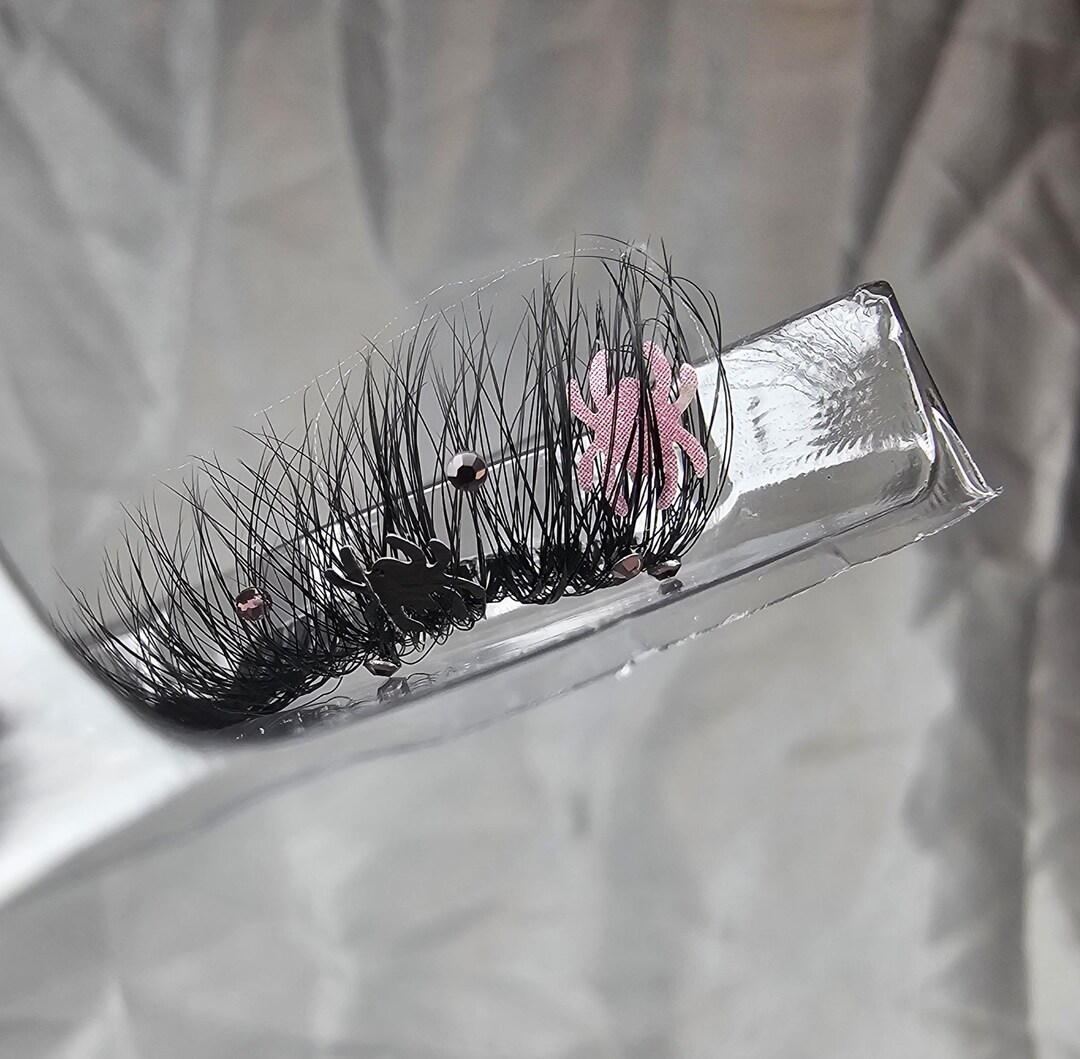 Rhinestone Spider Mink Lashes: Halloween Costume Eyelashes - Etsy