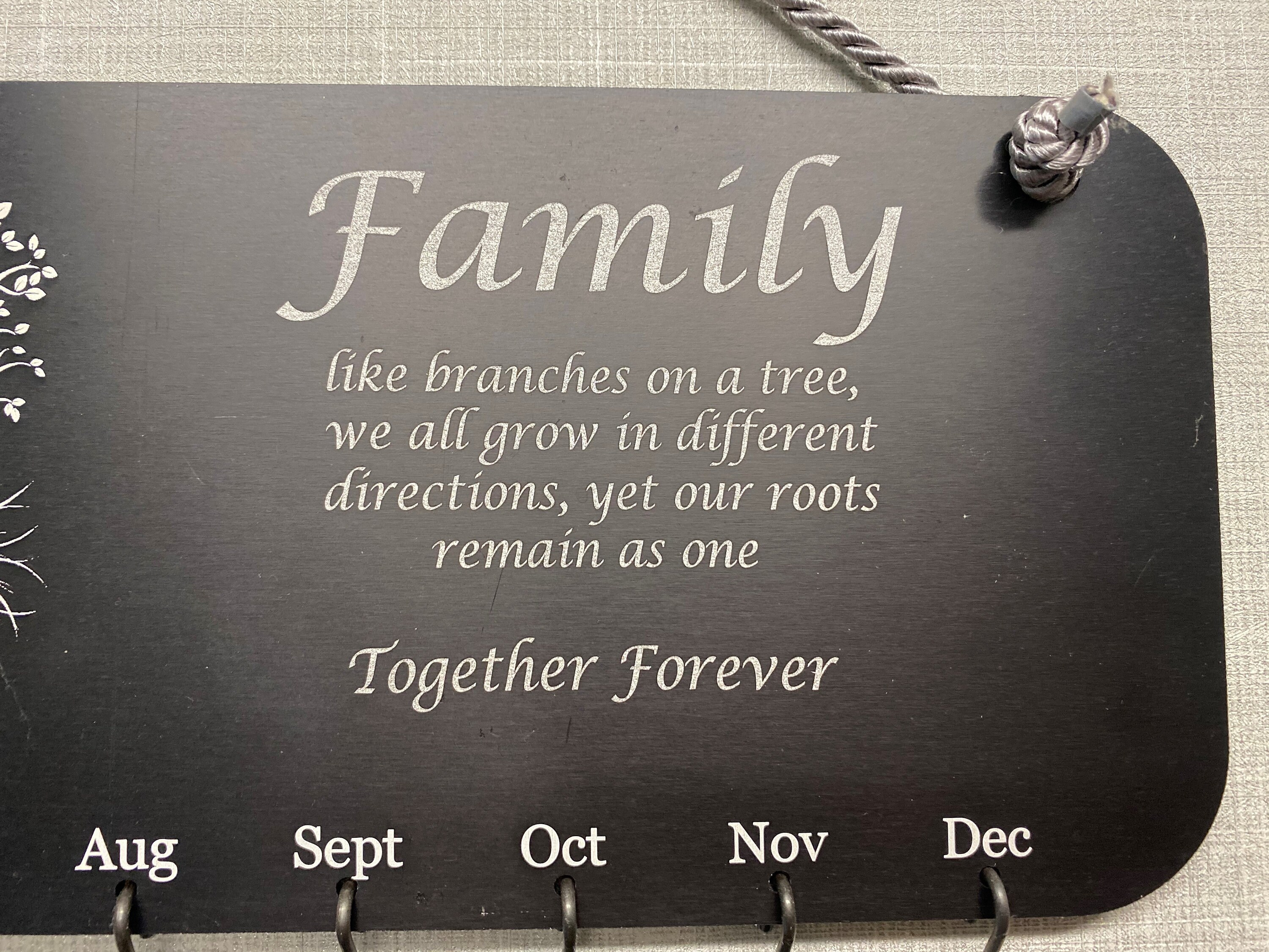 Family Celebration Board great Christmas Gift Custom Birthday ...