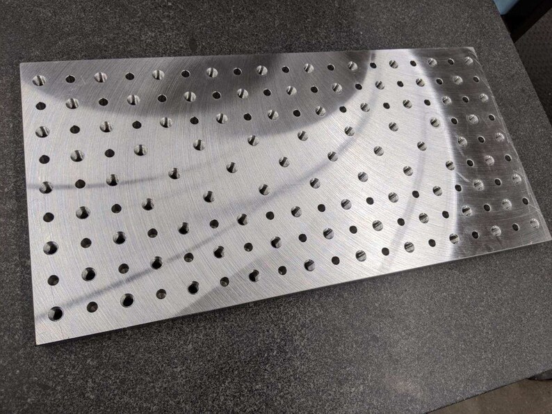 10" X 20" Steel Fixture Plate | A36 Hot Rolled Steel Fixture Plate ...