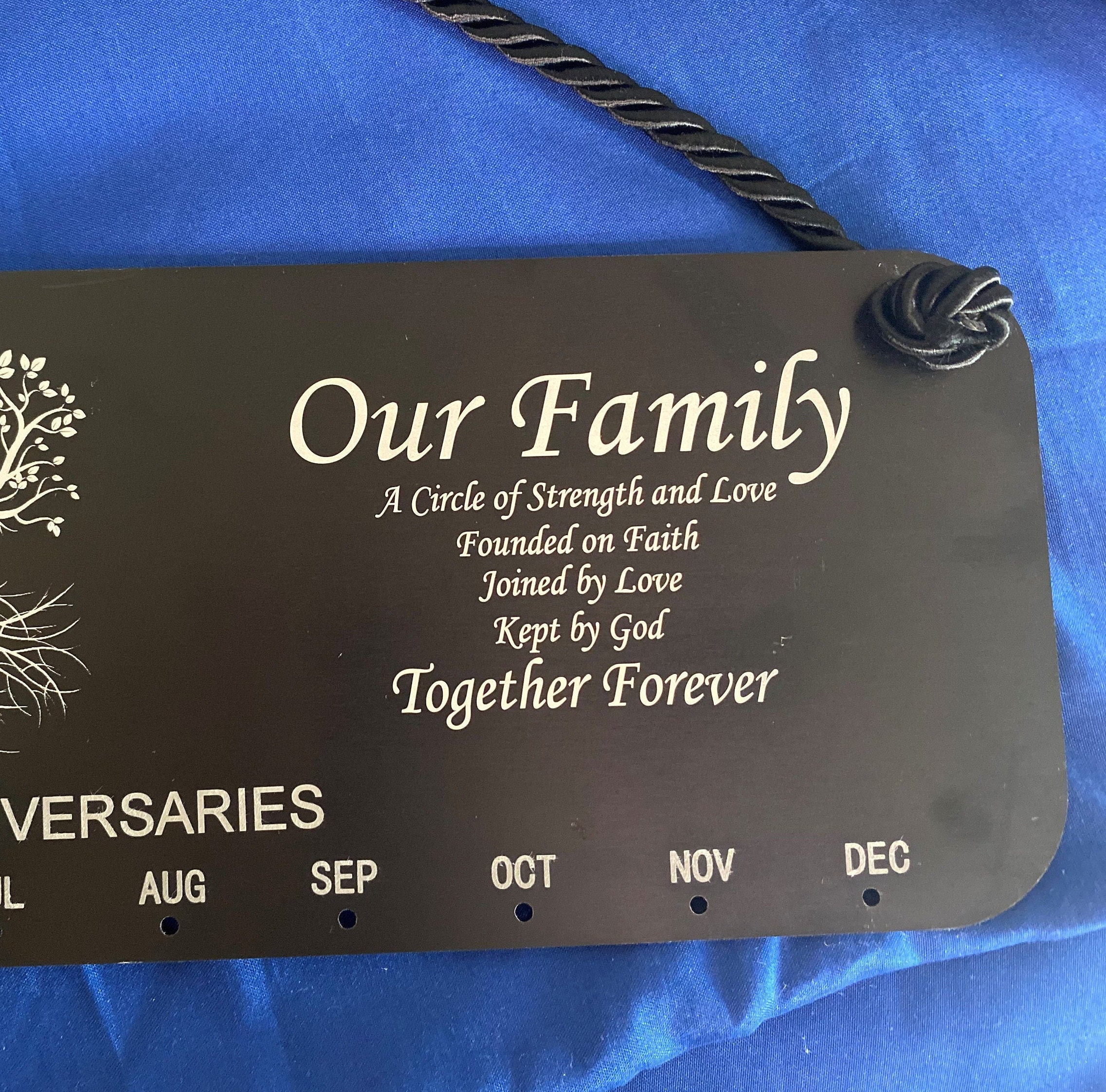 Family Celebration Board **great Christmas Gift!** Custom Birthday ...