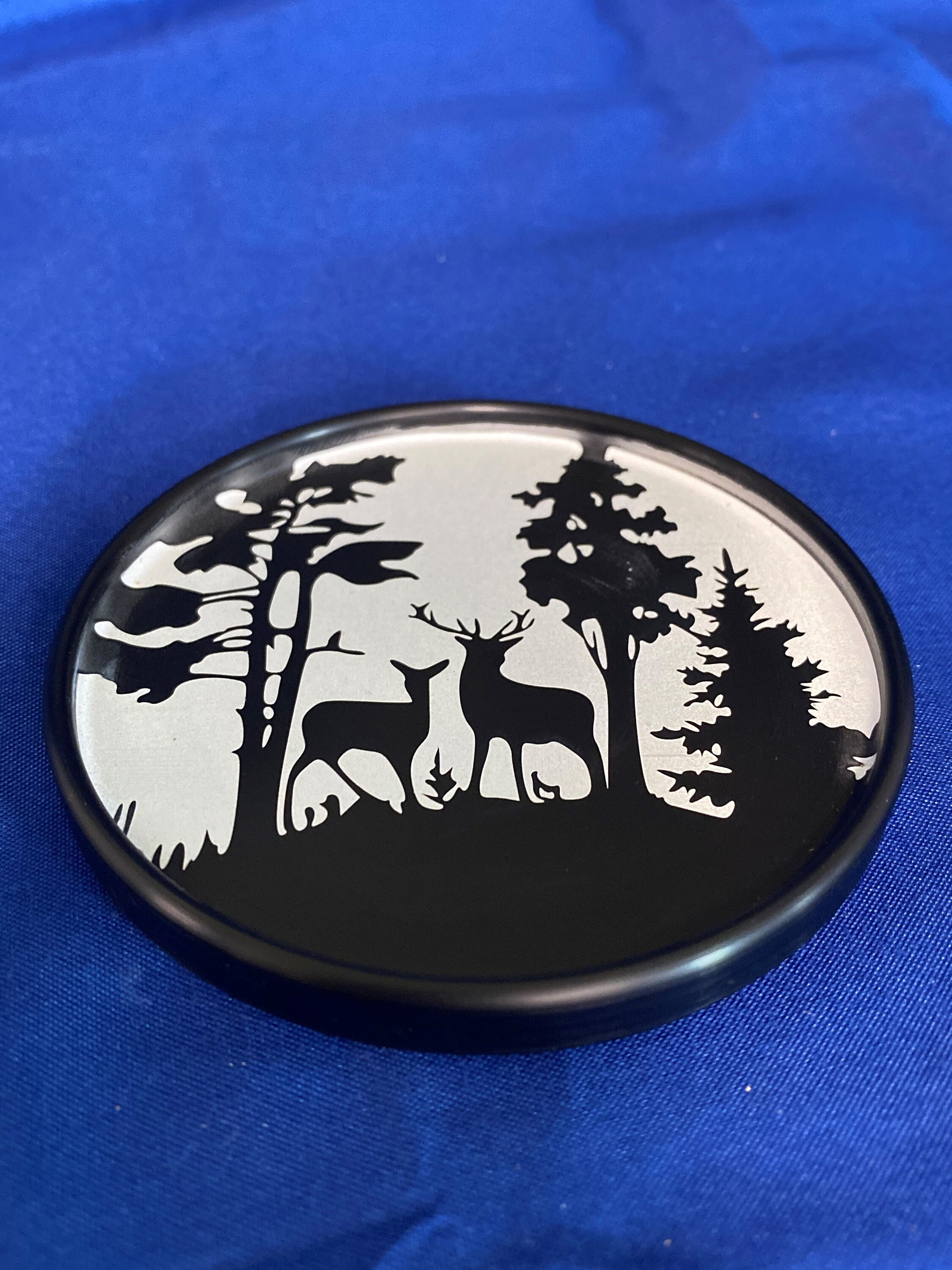 METL Deer Coaster Set METL Laser Engraved Aluminum Deer - Etsy