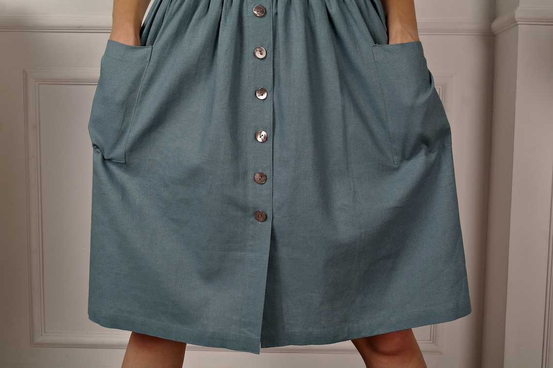 ORGANIC FLAX DRESS Linen Dress Oversized Linen Dress Summer | Etsy