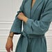 HANDMADE LINEN ROBE for Men, Natural Linen Lounge Wear, Men's Flax Robe ...