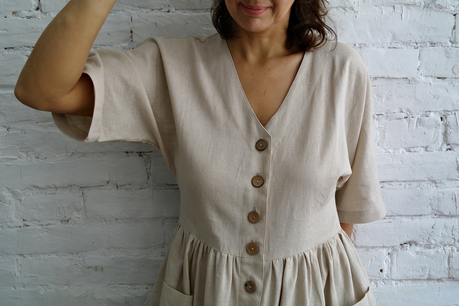 LINEN DRESS, Linen Dress Women, Loose Linen Dress, Handmade Linen Dress ...